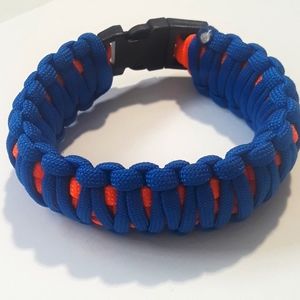 Handmade | Accessories | Blue And Orange Paracord Band | Poshmark